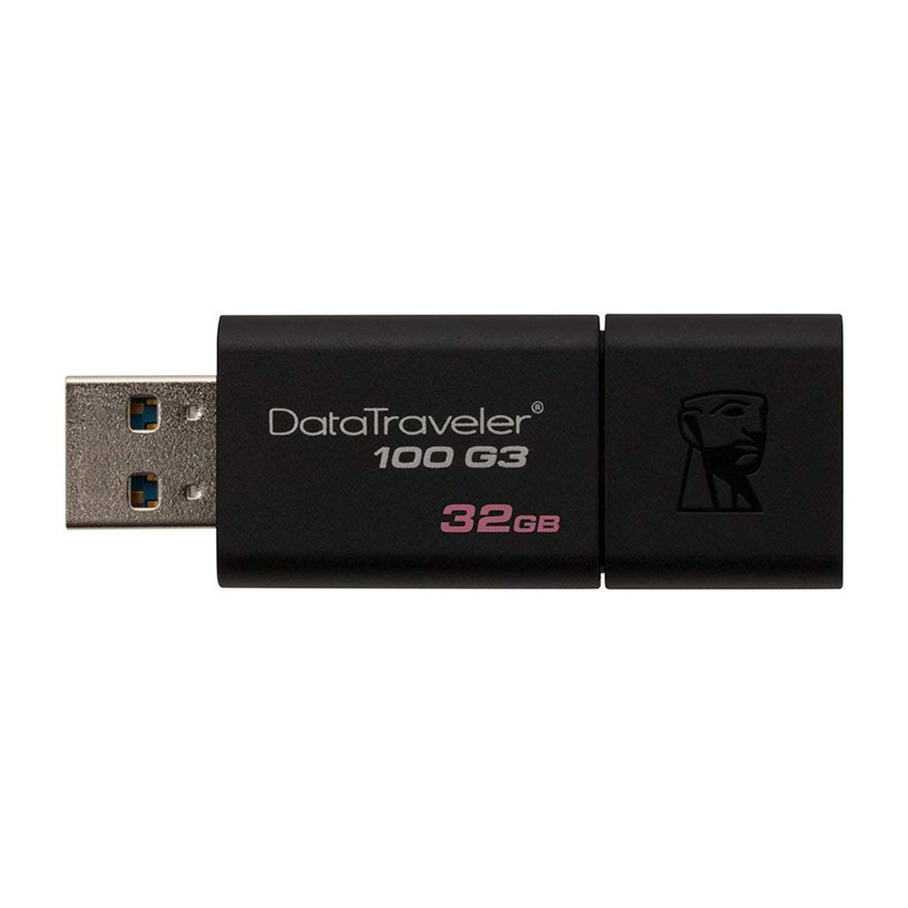 32 GB FLASH DRIVE (แฟลชไดร์ฟ) KINGSTON ( DT100G3/32GBFR ) USB 3.0