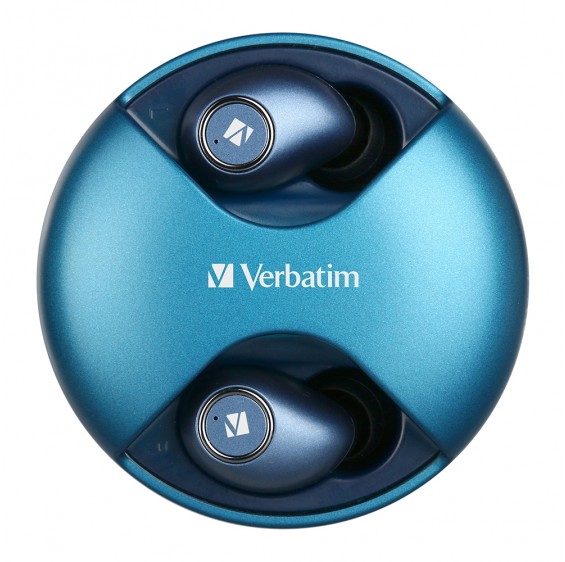 TRUE WIRELESS (หูฟังไร้สาย) VERBATIM EARBUDS BLUETOOTH 5.0 TWS-BLUE ...