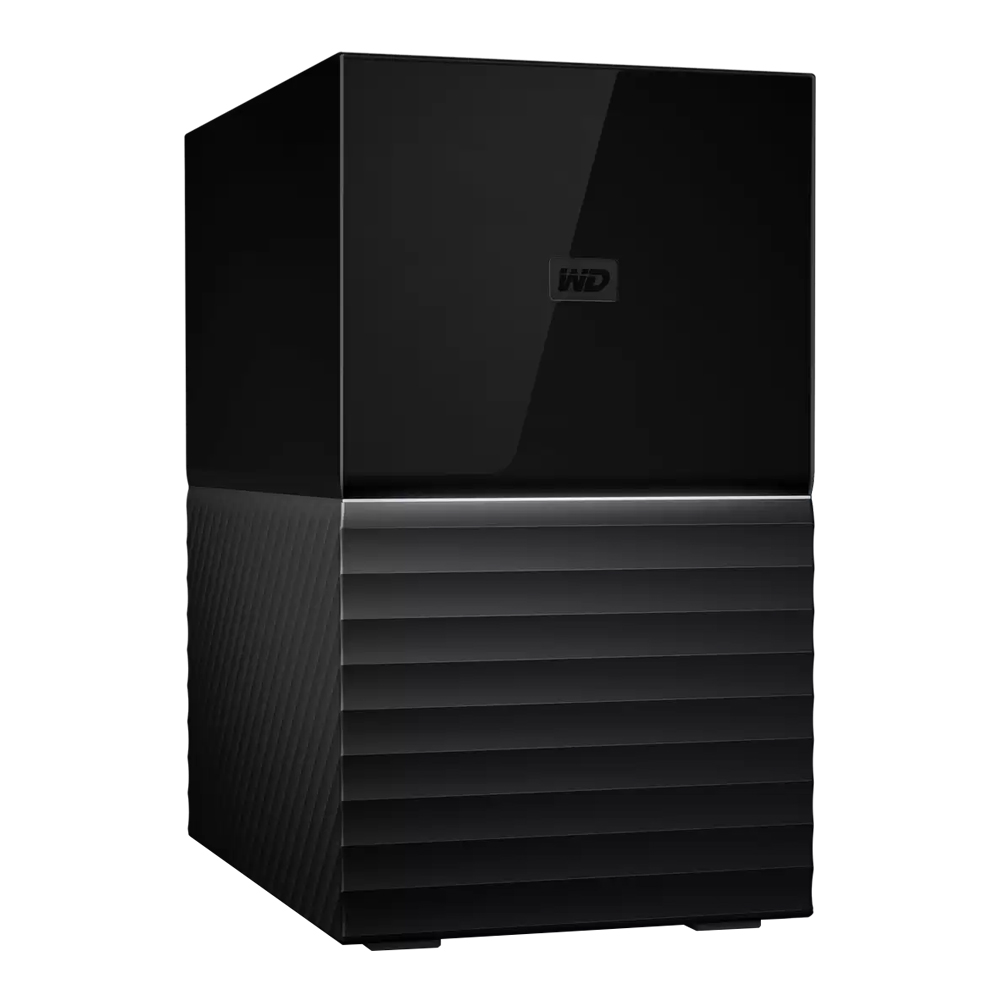 28 TB EXTERNAL HDD (ฮาร์ดดิสก์ภายนอก) WD MY BOOK DUO (WDBFBE0280JBK)