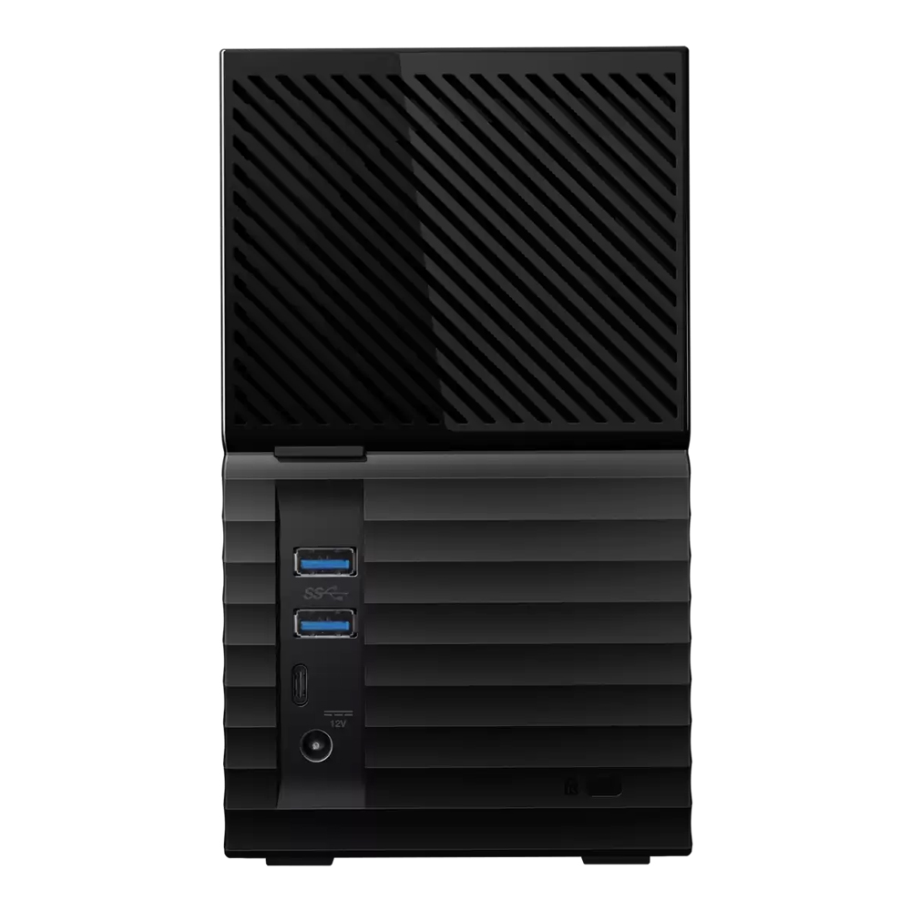 28 TB EXTERNAL HDD (ฮาร์ดดิสก์ภายนอก) WD MY BOOK DUO (WDBFBE0280JBK)