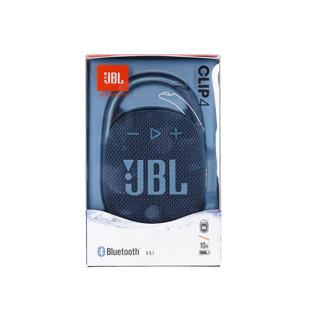 BLUETOOTH SPEAKER (ลำโพงบลูทูธ) JBL CLIP 4 (BLUE)