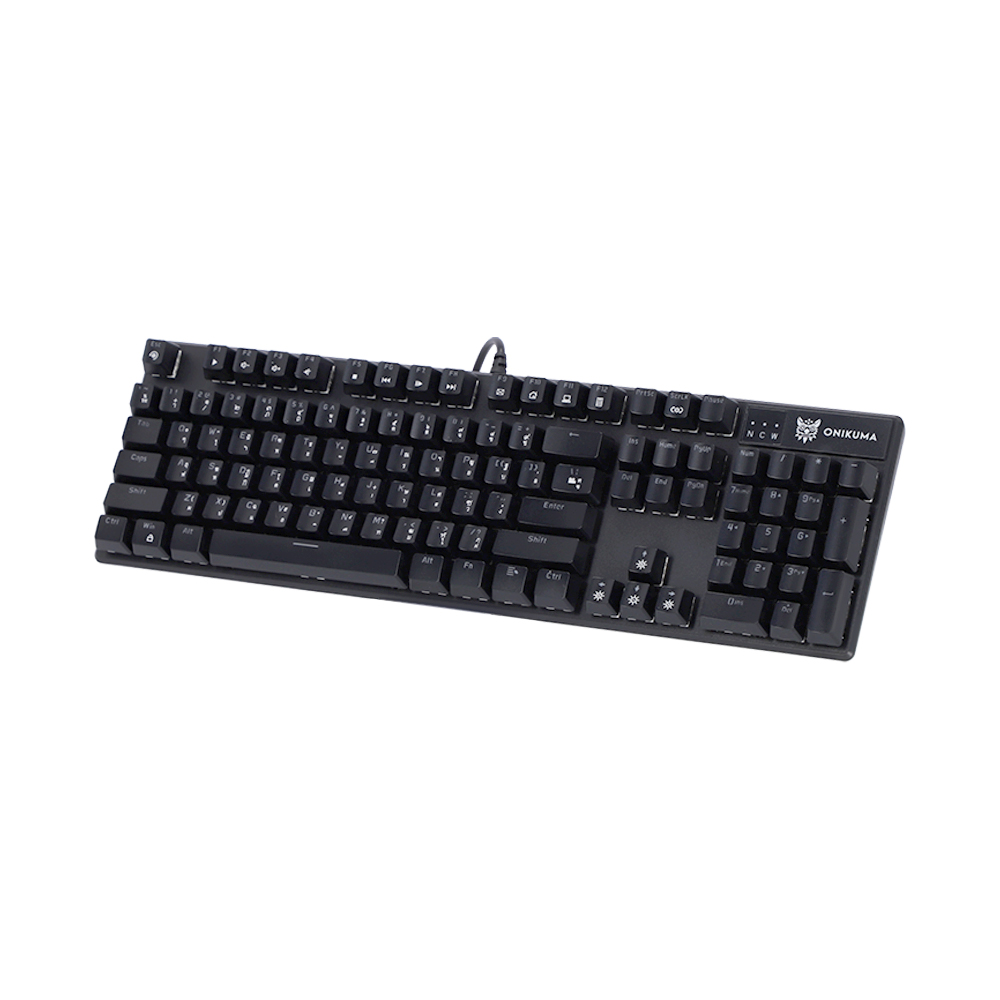 KEYBOARD (คีย์บอร์ด) ONIKUMA G27 MAJIN (BLUE SWITCH) (RAINBOW LED) (EN/TH)