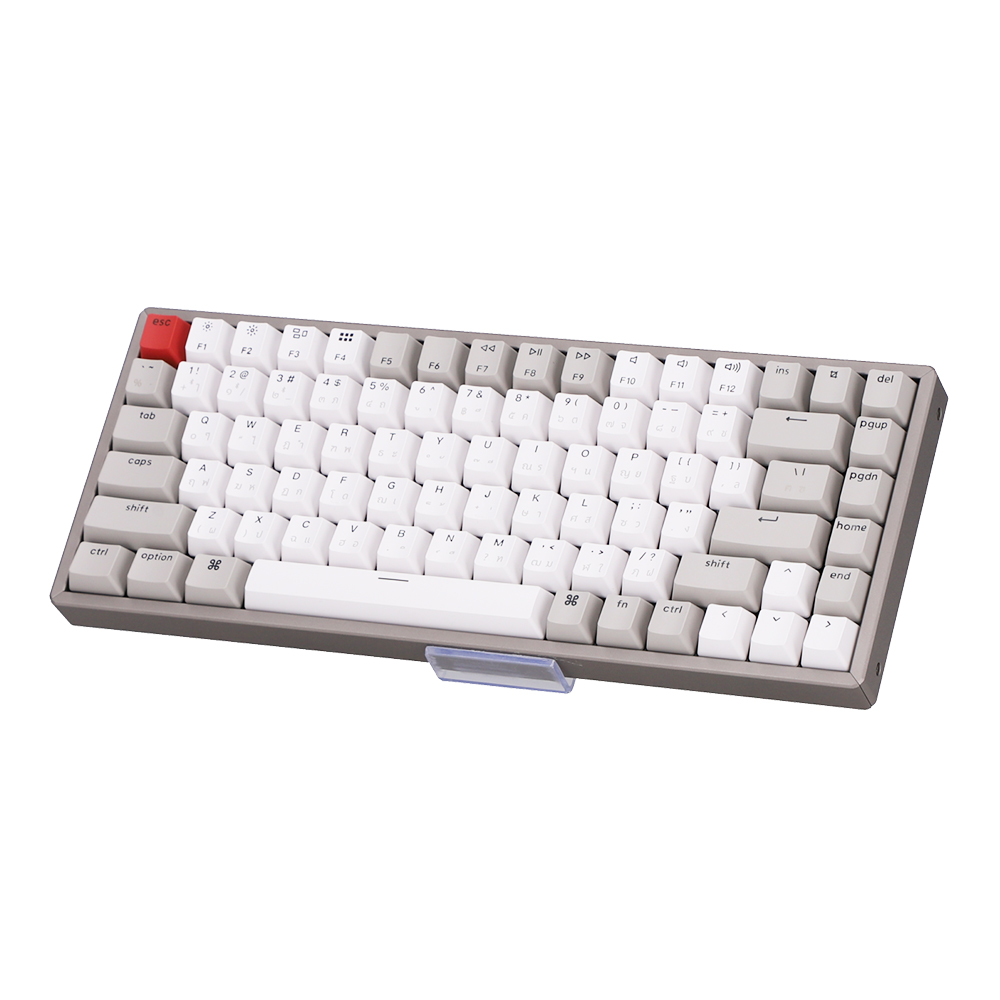 WIRELESS KEYBOARD (คีย์บอร์ดไร้สาย) KEYCHRON K2 RETRO VERSION (WHITE ...