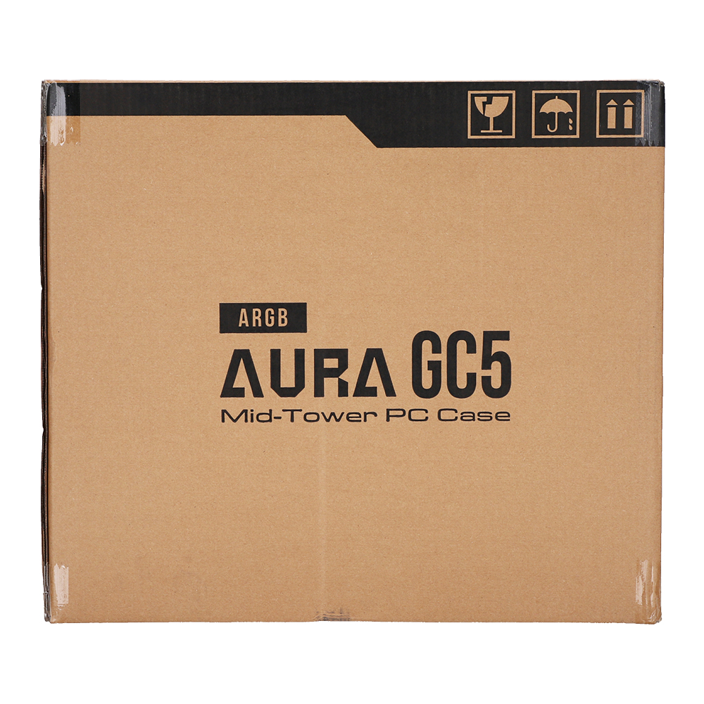 CASE (เคส) GAMDIAS AURA GC5 ARGB (BLACK) (ATX)