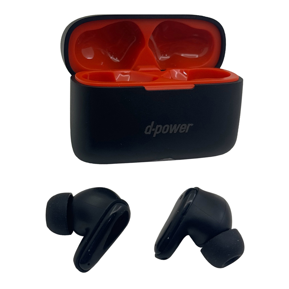TRUE WIRELESS HEADPHONE (หูฟังทรูไวร์เลส) D-POWER BT-25 - BLACK