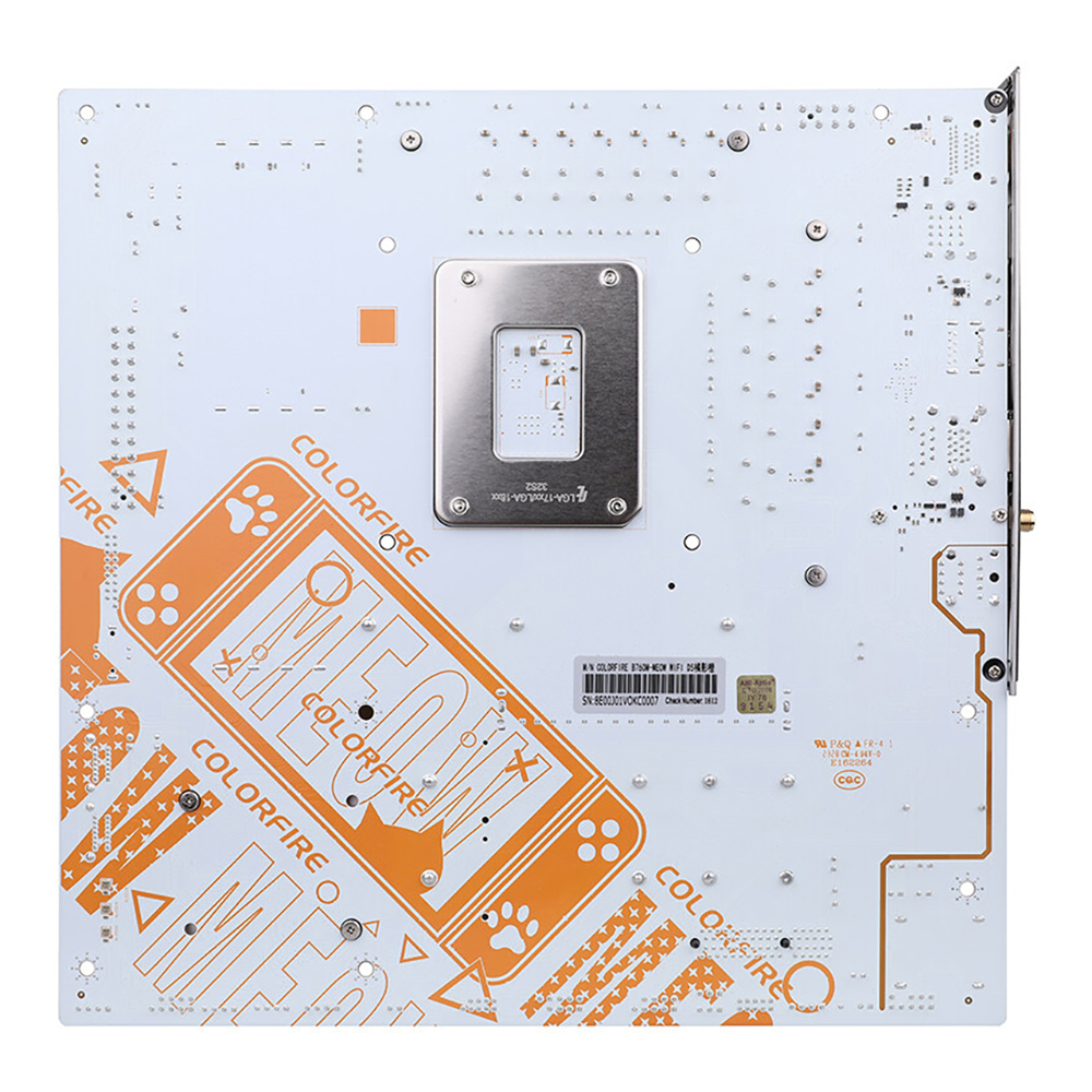 MAINBOARD (เมนบอร์ด) COLORFIRE B760M-MEOW WIFI D5 ORANGE - INTEL SOCKET ...