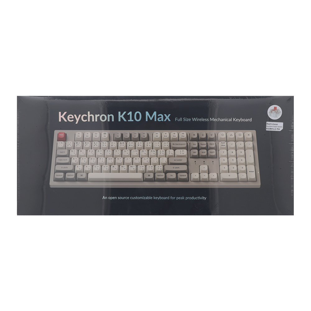 WIRELESS KEYBOARD (คีย์บอร์ดไร้สาย) KEYCHRON K10 MAX - QMK/VIA KEYCHRON ...