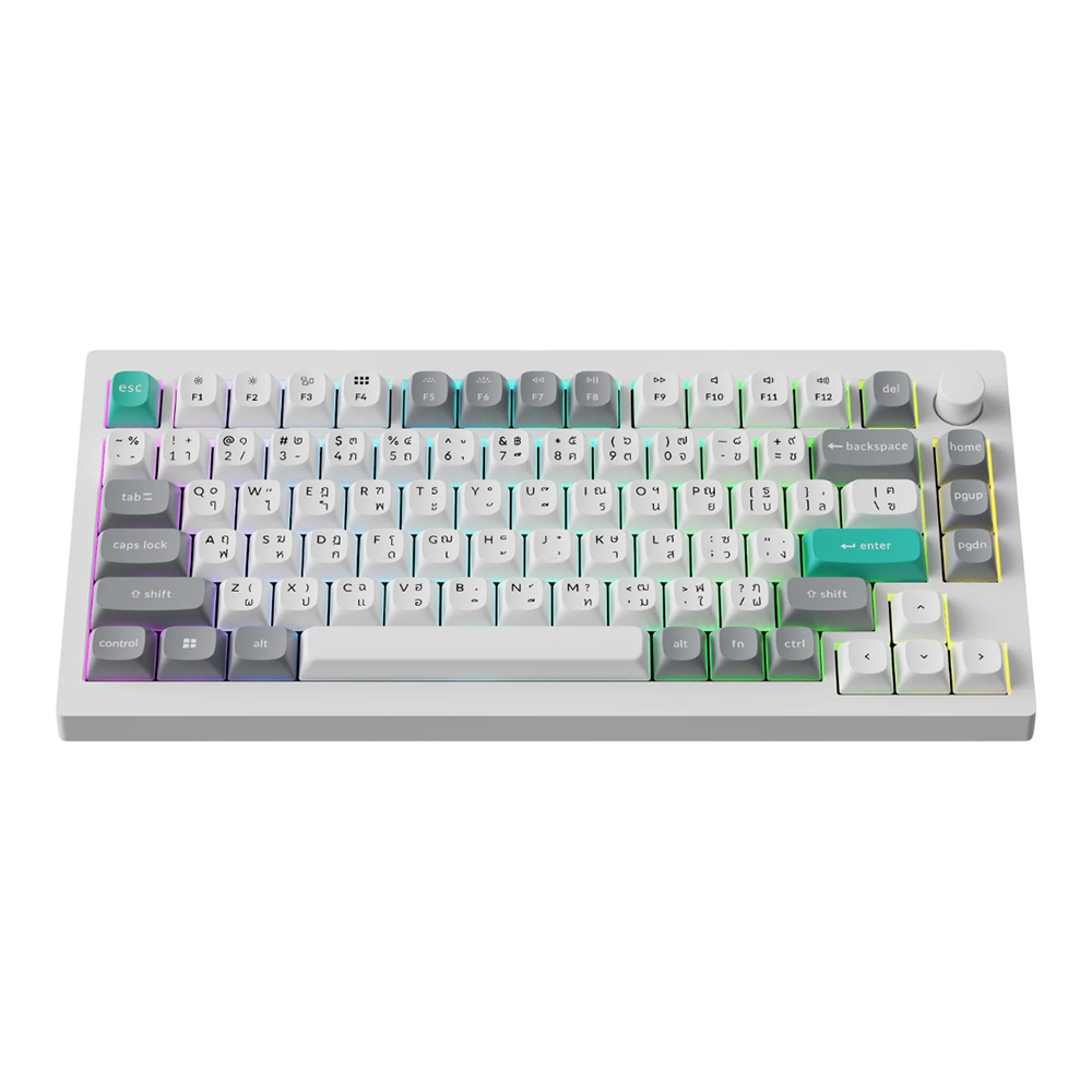 KEYBOARD (คีย์บอร์ด) KEYCHRON C75 TMR - KEYCHRON ULTRA-FAST LIME ...
