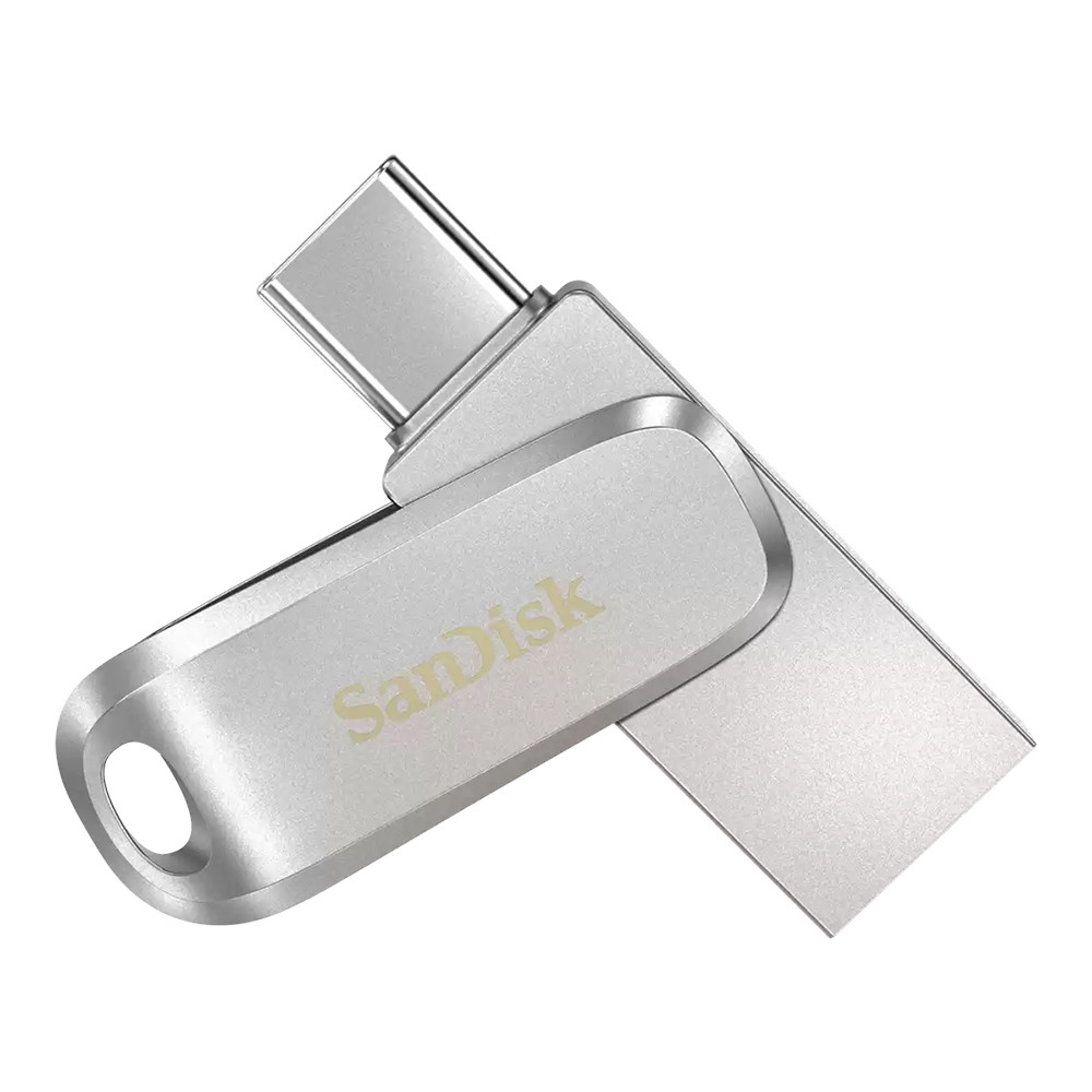 32 GB FLASH DRIVE (แฟลชไดร์ฟ) SANDISK ULTRA DUAL DRIVE LUXE USB TYPE-C ...