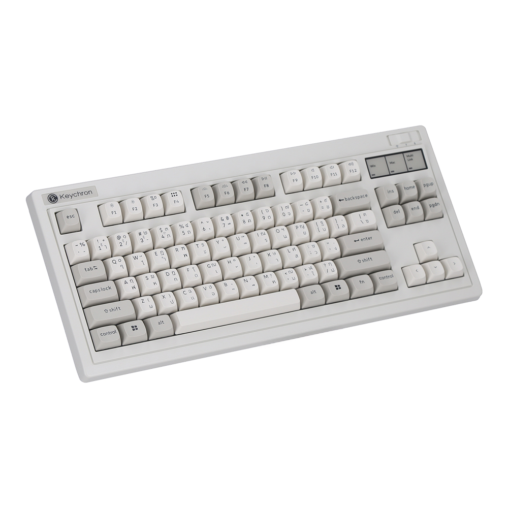 WIRELESS KEYBOARD (คีย์บอร์ดไร้สาย) KEYCHRON R3 - KEYCHRON SILENT ...