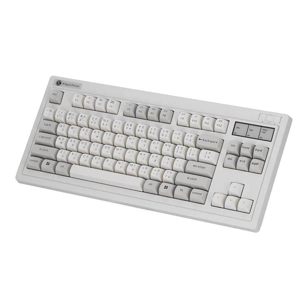 WIRELESS KEYBOARD (คีย์บอร์ดไร้สาย) KEYCHRON R3 - KEYCHRON SILENT RED ...