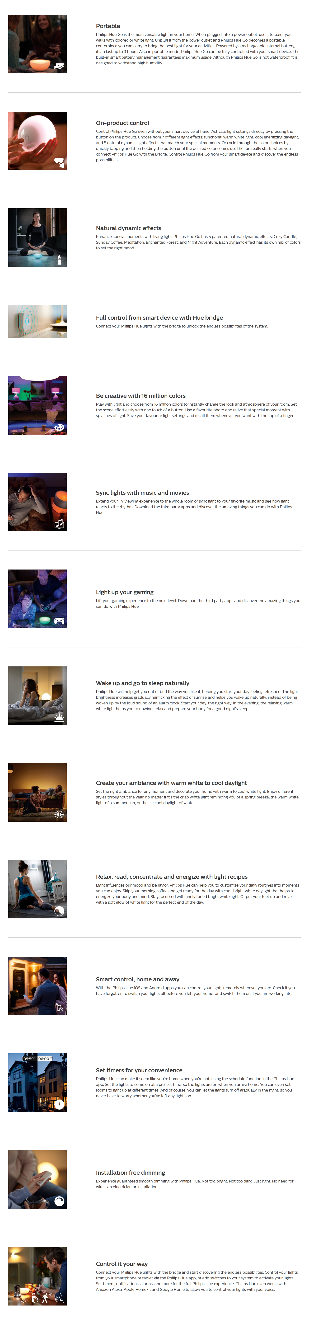 LIGHTING (ระบบแสงสว่าง) PHILIPS GO PORTABLE LIGHT