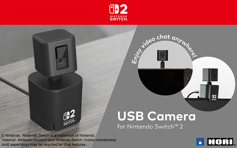 CAMERA (กล้อง) HORI USB CAMERA FOR NINTENDO SWITCH 2 - NSX-023